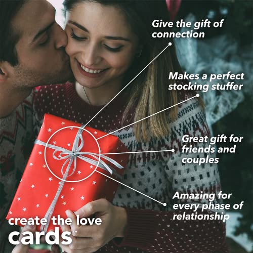 Create The Love Cards: Dating and Relationship Conversation Starters. This Couples Card Game Improves Date Night, Deepens Intimacy and Strengthens Communication.