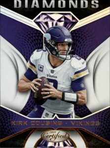 2019 certified diamonds nfl #6 kirk cousins minnesota vikings official panini football trading card