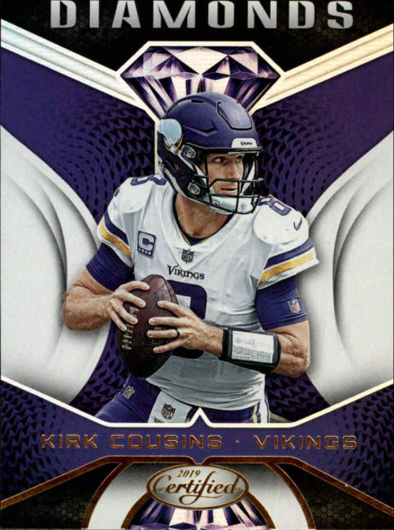 2019 Certified Diamonds NFL #6 Kirk Cousins Minnesota Vikings Official Panini Football Trading Card