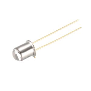 uxcell 5pcs Photosensitive Diode Photodiodes Light Sensitive Sensors,5mm Round Head Receiver Diode