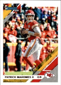 2019 donruss football #1 patrick mahomes ii kansas city chiefs official nfl trading card from panini america