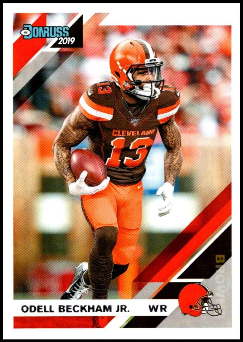 2019 Donruss Football #180 Odell Beckham Jr. Cleveland Browns Official Panini NFL Trading Card