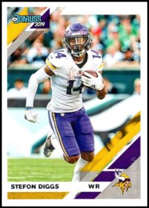 2019 donruss #157 stefon diggs nm-mt minnesota vikings officially licensed nfl trading card