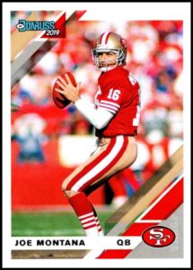 2019 donruss #226 joe montana nm-mt san francisco 49ers officially licensed nfl trading card