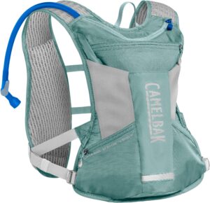 women's chase bike vest 50oz, mineral blue/silver