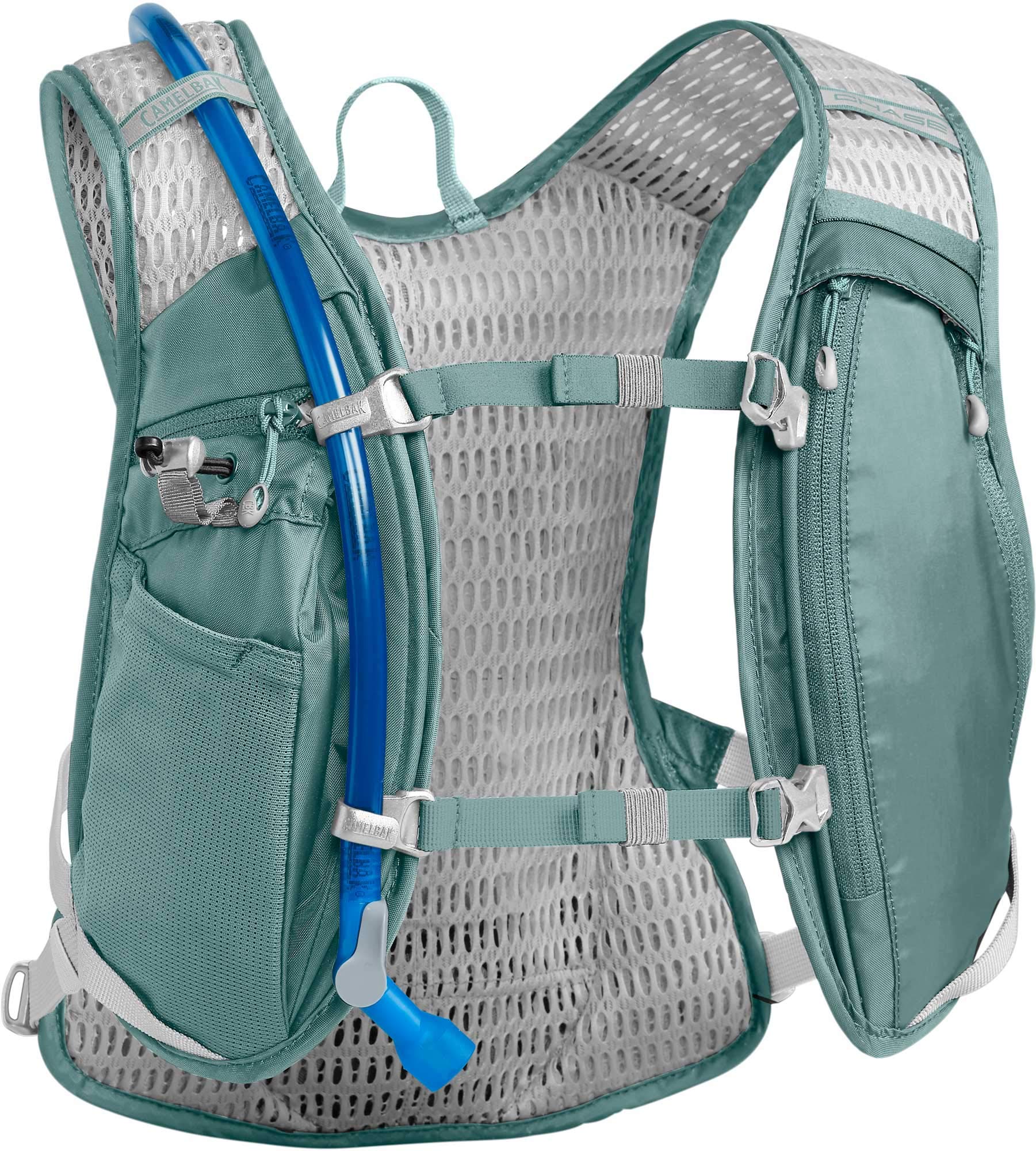 Women's Chase Bike Vest 50oz, Mineral Blue/Silver