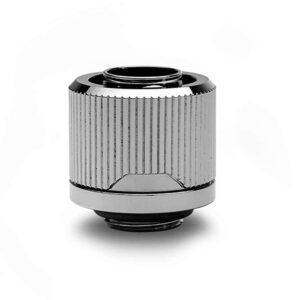 ekwb ek-quantum torque stc-12/16 compression fitting for soft tubing, 12/16mm (7/16" id, 5/8" od), black nickel