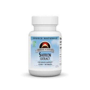 source naturals serene science saffron extract, for mood support* - 30 tablets