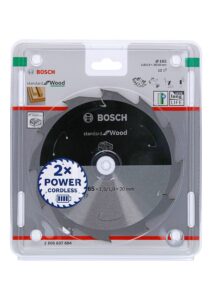 bosch professional circular saw blade standard (for wood, 165 x 20 x 1.5 mm, 12 teeth; accessories: cordless circular saw)