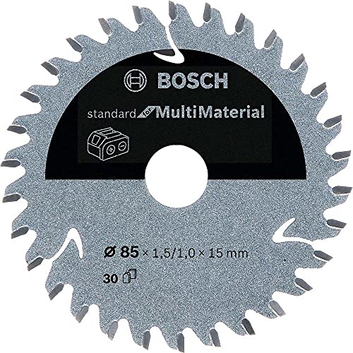 Bosch Professional 2608837752 Standard Blade for Multi Material (85 x 15 x 1.5 mm, 30 Teeth, Accessories: Cordless Circular Saw)