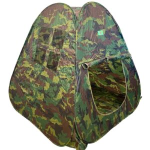 vokodo kids pop up camouflage play tent foldable indoor outdoor camping style camo hunting pretend play army playhouse boosts imagination creative learning perfect toy for children boys and girls