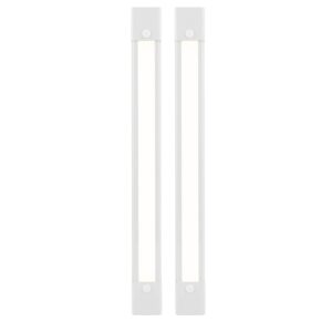 ultrapro 12in. touch on/off plug-in led fixture, 2 pack, warm white, bar, under cabinet, kitchen, closet light, 44405