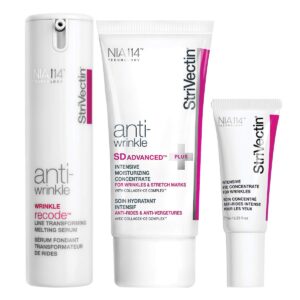 strivectin power starters anti-wrinkle trio for youthful, healthy-looking skin, face and around the eyes, full-size routine