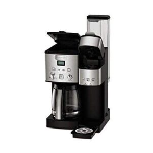 Cuisinart SS-15 Maker Coffee Center 12-Cup Coffeemaker and Single-Serve Brewer, Silver (Renewed)