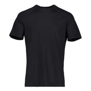 poc, men's light merino tee, uranium black, medium