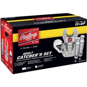 Rawlings | VELO 2.0 Catcher's Set | Baseball | Adult 15+ | Black/Graphite