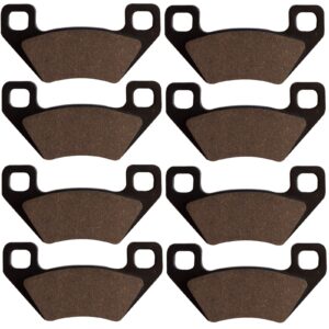 motadin front rear brake pads compatible with arctic cat prowler 1000 xtz 2010-2014 / hdx 700 2011-2014