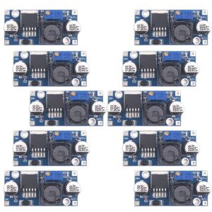 bulvack 10 pack lm2596 dc-dc buck converter step down module power supply dip output 1.25v-30v 3a