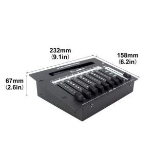 V-Show DMX dj Controller - 24CH Battery& Wireless Controllers for Battery Wirless DMX Uplight