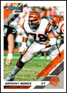 2019 donruss #64 anthony munoz nm-mt cincinnati bengals officially licensed nfl trading card