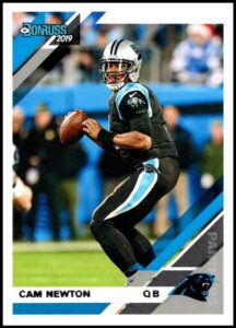 2019 donruss #41 cam newton nm-mt carolina panthers officially licensed nfl trading card