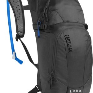 CamelBak Lobo Bike Hydration Backpack - Helmet Carry - Magnetic Tube Trap - 100oz - Black