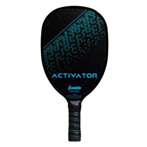 franklin sports pickleball paddle - wooden pickleball racket - activator - blue - usa pickleball (usapa) approved - 13mm thick core