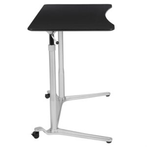 Flash Furniture Merritt Sit-Down, Stand-Up Black Computer Ergonomic Desk with 37.375"W Top (Adjustable Range 29" - 40.75")