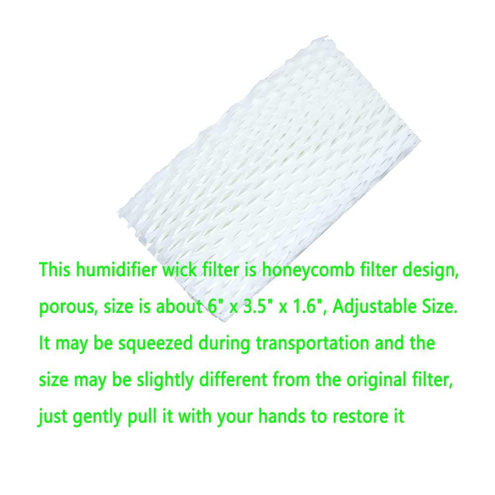 Mumaxun 12pcs Replacement for WF813 Humidifier Filter fit Relion RCM-832N & ProCare PCCM-832N, Duracraft DH-830, Robitussin DH-832, Sesame Street SH100 & SH200