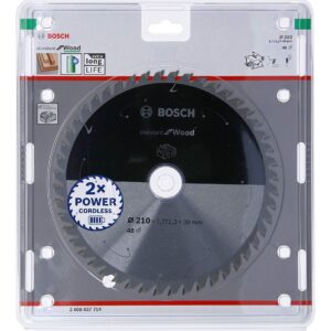 Bosch Professional Circular Saw Blade Standard (for Wood, 210 x 30 x 1.7 mm, 48 teeth; Accessories: Cordless Circular Saw)