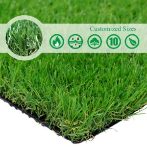 · petgrow · realistic artificial grass turf -6ftx12ft(72 square ft),indoor outdoor garden lawn landscape synthetic grass mat - thick fake grass rug