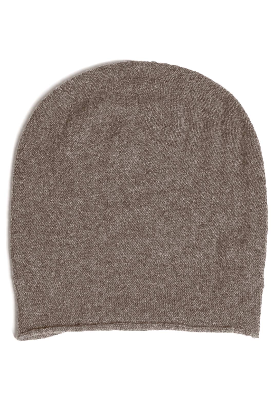 Fishers Finery Men's 100% Pure Cashmere Slouchy Beanie (Cappuccino)