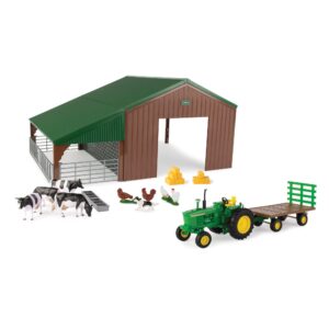 john deere 1/32 building and accessory set