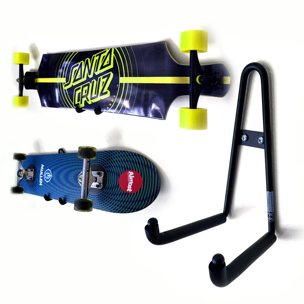 Grab & Go XL Horizontal Longboard Skateboard Wall Hanger Mount Rack