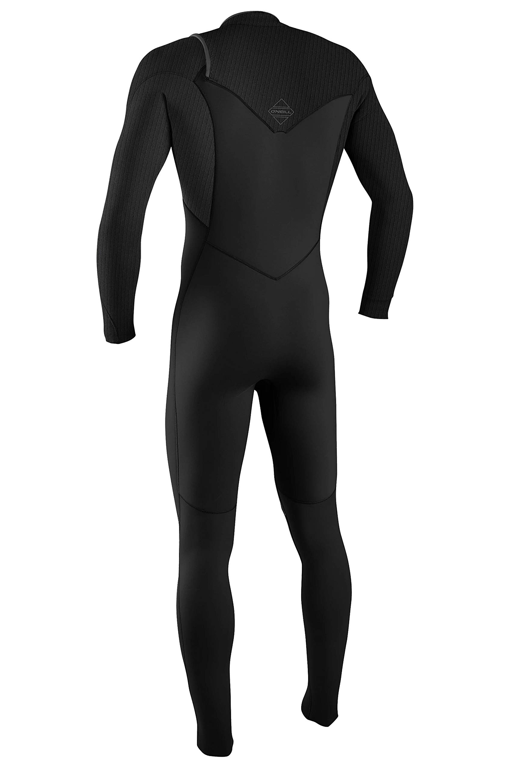 O'Neill Hyperfreak 3/2+ mm Chest Zip Full Wetsuit Black/Black XL (5'11"-6'1", 190-210 lbs)