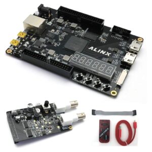 alinx brand xilinx a7 fpga development board artix-7 xc7a35t ethernent hdmi pfc (fpga board with da module)