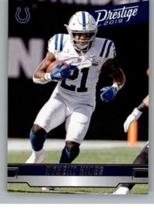 2019 panini prestige #48 nyheim hines indianapolis colts football card