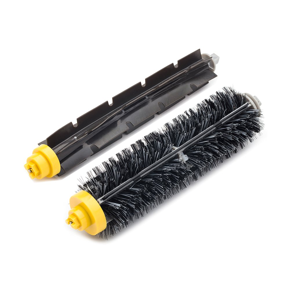 Neutop Replacement Brush Compatible with iRobot Roomba 675 677 671 670 665 655 645 694 692 614 Robot Vacuums ONLY, with 2 Bristle Brushes, 2 Flexible Beater Brushes, 2 Edge Sweeping Brushes, 2 Screws.