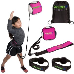 crush it sports volleyball training aid (pink)