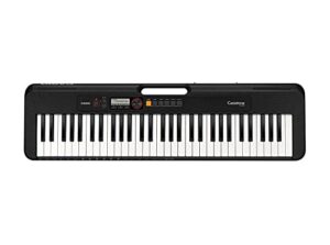 casio casiotone, 61-key portable keyboard with usb, black (ct-s200bk)