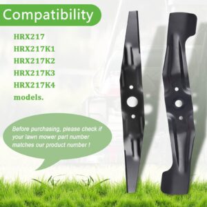 72531-VH7-000 & 72511-VH7-000 Lawn Mower Blade Set for HRX217, HRX217K1, HRX217K2, HRX217K3, HRX217K4 Mower 21" MicroCut Twin Blade Set