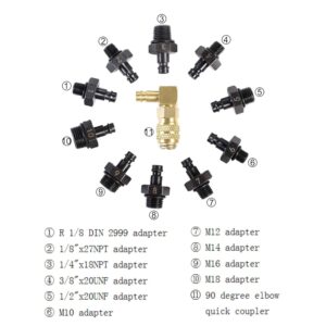 0-140 PSI Engine Oil PressureTester Gauge Kit TU-12A Automatic Transmission Diagnostic Test Tool 12 Pieces