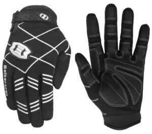 seibertron f.o.d.g.g 2.0 ultimate flying disc golf gloves - non-slip design consistent grip improve throws catches in all conditions adult black m