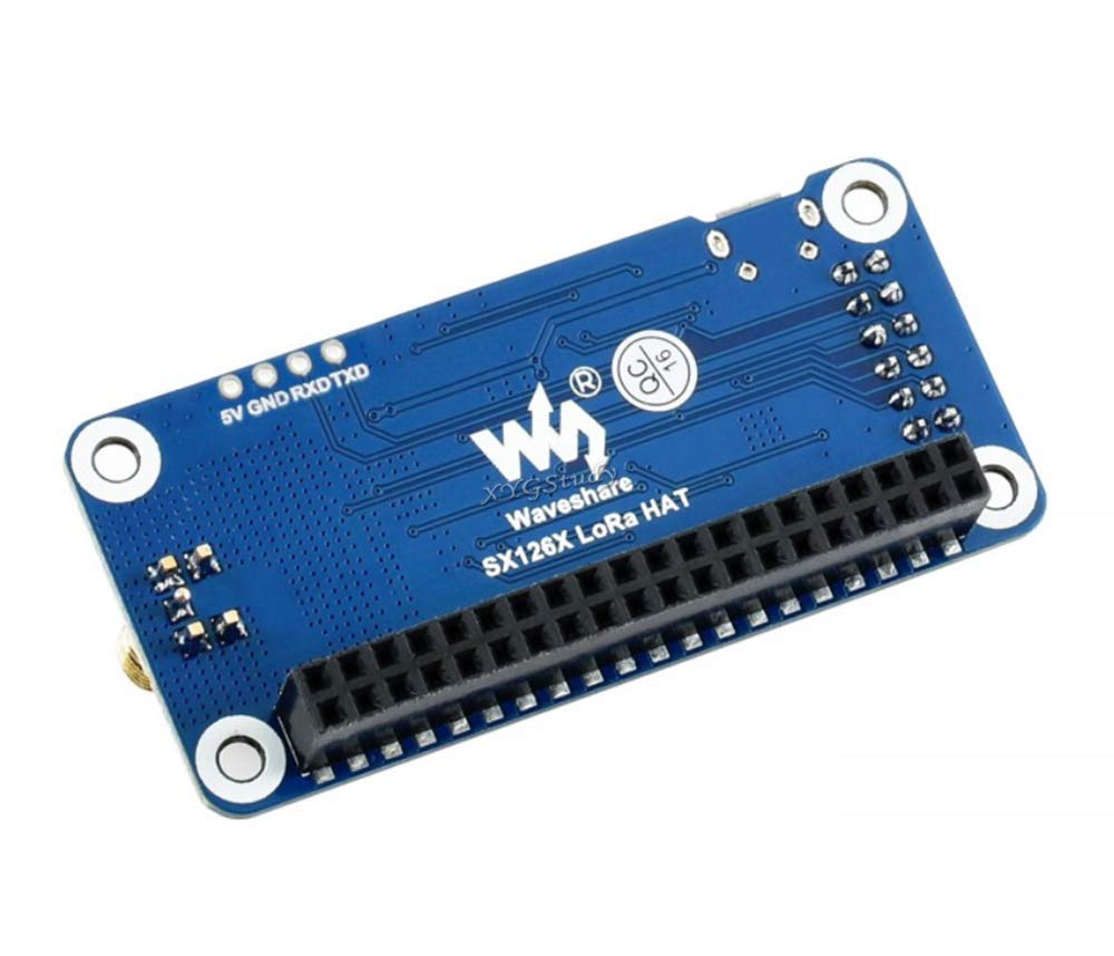 SX1262 LoRa HAT Covers 915MHz Frequency Band with Spread Spectrum Modulation Supports Raspberry Pi 1 2 3 4 Series Boards with UART Interface for STM32 @XYGStudy