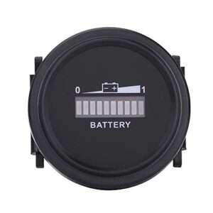 12V/24V/36V/48V/72V LED Digital Battery Indicator Meter Gauge, Battery Indicator for Go-lf Ca-rt