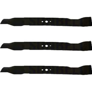 (3 pack) premium medium lift replacement xht lawn mower blade fits husqvarna 531 30 72-35 | 21" x 2.25" / 0.625" hole