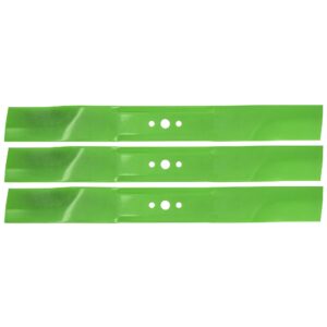 8TEN LawnRAZOR Mower Blade for AYP Craftsman Husqvarna 22 inch Deck 701213 850973 532406713 (Medium Lift) 3 Pack