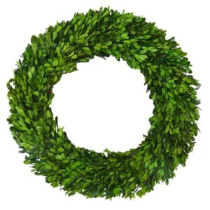 boxwood wreath x-larger 22 inch preserved nature boxwood wreath home decor stay fresh for years for door wall window party décor spring summer fresh green wreath