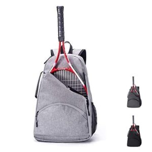 qcwn 2 raquet tennis bag,tennis bags for men women,tennis backpack,durable tennis bookbag,tennis pickleball bag,tennis bag waterproof,raquet carrier for balls, pickleball paddles, badminton rackets