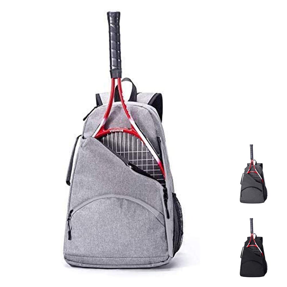 QCWN 2 Raquet Tennis Bag,Tennis Bags For Men Women,Tennis Backpack,Durable Tennis Bookbag,Tennis Pickleball Bag,Tennis Bag Waterproof,Raquet Carrier for Balls, Pickleball Paddles, Badminton Rackets